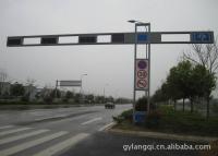 China Signal Customization Traffic Light Pole Gr65 4m / 6m Galvanized Road Light Poles for sale