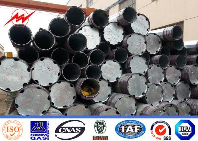 China 66KV / 132KV / 220KV Hot Dip Galvanized Steel Electric Power Transmission Line Pole for sale