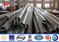China 4.5m 7.5m 9m Polygonal Utility Power Poles Galvanized for sale