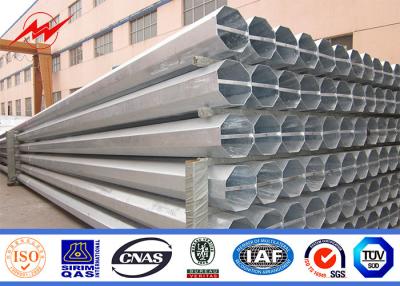 China Iso 132kv Electric Power Metal Utility Pole For Transmission Line Project for sale