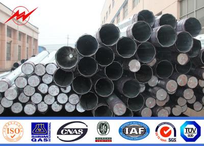 China Conical HDG 16m steel utility Electrical Power poles for power transmission for sale