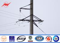 China 95FT NGCP Philippines Hot Dip Galvanization Steel Power Poles AWS D 1.1 for sale