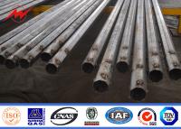 China 2.75mm 5-6m Led Street Light Pole Hot Dip Galanization Steel For Airport Seaport Plaza Stadium for sale