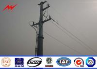 China 132KV Metal Transmission Line Electrical Power Poles 50 years warrenty for sale