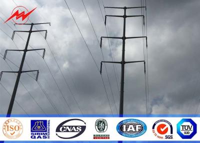 China 45FT NEA Standard Steel Power Utility Pole 69kv Transmission Line Metal Power Poles for sale