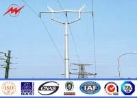 China Metal Power Transmission 3.5m Galvanized Iron Pole for sale