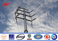 China 220kv High Strength Steel Power Pole For Electrical Distribution Line Project for sale