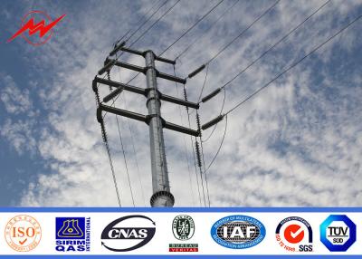 China 220kv High Strength Steel Power Pole For Electrical Distribution Line Project for sale