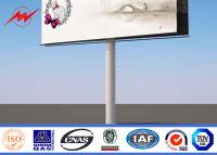 China Galvanized Polyester Or Powder Coated Traffic Signal Light Pole Q235 for sale