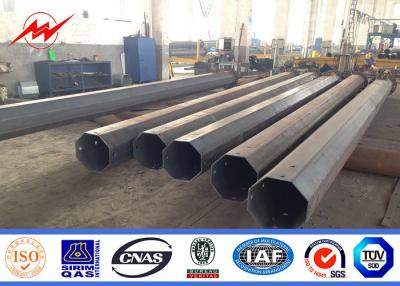 China 24.5M Power Steel Electrical Power Transmission Poles For Electricity Distribution Line Project for sale