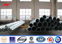 China 14m 8KN Steel Electric Utility Pole For 115KV Distribution Line Project for sale
