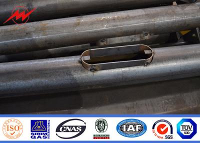 China Q235 Q345 Galvanized Steel Street Lighting Pole 4m , 5m , 6m,  8m , 10m , 12m Height for sale