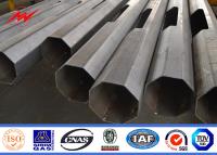 China 17m Galvanized Painted 400W Round Solar Philippines Street Lighting Poles Price For Road / Highway for sale