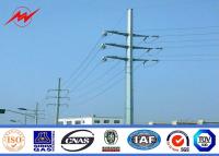 China 30m Gr65 Material Steel Transmission Poles Lattice Welded Steel Power Pole for sale