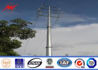 China Power Transmission Galvanised Steel Pole High Voltage 3 Section Any Height for sale