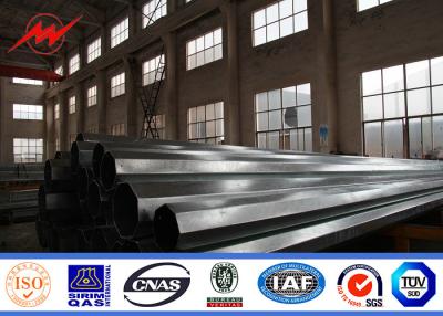 China 10M 12KN Africa Standard Steel Tubular Pole with Galvanizing Surface Treatment for sale