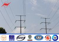 China Tapered Conical Power Distribution Poles For Electrical Distribution Line for sale