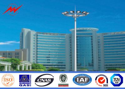 China High Mast Light Tower Mast Galvanized Steel Tubular Pole Lamp Poles for sale