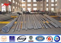China 69KV 110 KV 115KV 132KV Octagonal Steel Transmission Pole With Bitumen Surface Treatment for sale