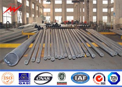 China 69KV 110 KV 115KV 132KV Octagonal Steel Transmission Pole With Bitumen Surface Treatment for sale