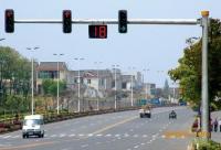 China Cast Aluminum Street Light Pole 5-15m 132KV  Traffic Control Signs Customized Color for sale