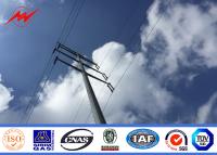 China Electrical Power Poles Outdoor Lighting Pole For 69kv Transmission , 50ft 60ft 70ft Available for sale