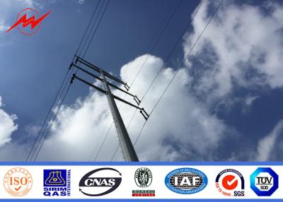 China Electrical Power Poles Outdoor Lighting Pole For 69kv Transmission , 50ft 60ft 70ft Available for sale