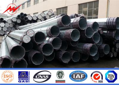 China 33kV 110kV Hot Rolled Steel Transmission Pole / Power Distribution Equipment for sale