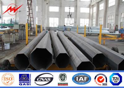 China 10m Height Bitumen Floodlight Pole For High Voltage Transmission Line for sale