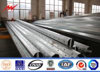 China 220KV 10-100M Hot Dip Galvanized Steel Tubular Pole For Electrical Industry for sale