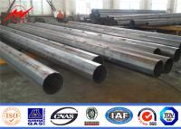 China 66KV Transmission Electrical Power Pole Galvanised Octagonal / Polygonal Steel Poles for sale