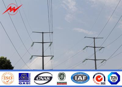 China Polygonal 35 Ft 69kv Astm A123 Steel Power Pole for sale