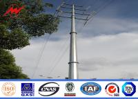 China ASTM A572 Galvanized Electrical Steel Tubular Pole For Power Transmission Line for sale