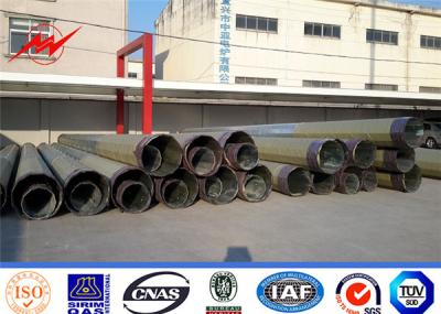 China ASTM A572  Steel Grade 6516m Height Hot Dip Galvanized Steel Pole Taper Or Polygonal Shape for sale
