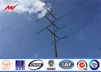 China High Voltage 1000kV Galvanized Steel Tubular Pole Telecommunication Tower for sale