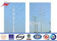 China 800Dan Octagonal Electrical Power Poles , Hot Dip Galvanized Power Distribution Poles for sale