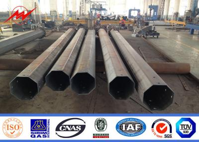 China Hot Dip Galvanized Steel Philippines Metal Utility Poles For Utility Transmission Line for sale