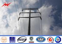 China OEM Power Transmission Poles , Hot Dip Galvanised Steel Pole With AWS D1.1 Standard for sale
