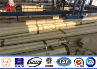 China Octagonal Steel Electric Transmission Poles Galvanized Metal Utility Poles for sale