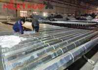 China 9m 200dan 400dan 650dan Galvanized Transmission Electrical Metal Pole For Distribution Line for sale