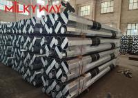 China 11m 3.8mm 7.2mm 80-100 microm Average Hot Dip Galvanization for Durable Galvanized Steel Pole for sale