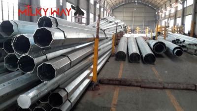China Hot Rolled Coil Steel Utility Poles Q460 ASTM573 GR65 GR50 SS400 SS490 To ST52 For Electricity Distribution for sale
