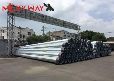 China 12M 16KN Steel Tubular Electric Pole For Electrical Distribution Line Transmission Project for sale
