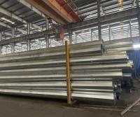 China 11.9M 8kn Galvanized Electric Pole With Three Sections Multifunction Ladder Top for sale