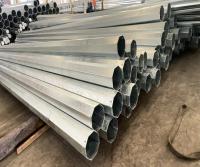 China 11.9M 8kn Galvanized Electric Pole With Three Sections Multifunction Ladder Top for sale