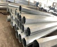 China 11.9M 8kn Galvanized Electric Pole With Three Sections Multifunction Ladder Top for sale
