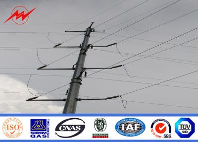 China 17 M Polygonal Tapered Steel Tubular Pole For Transmission Line Project for sale