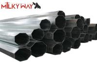 China 11M 8KN Galvanized Steel Tubular Telescopic Pole with bitumen 450mpa Yield Strength for sale