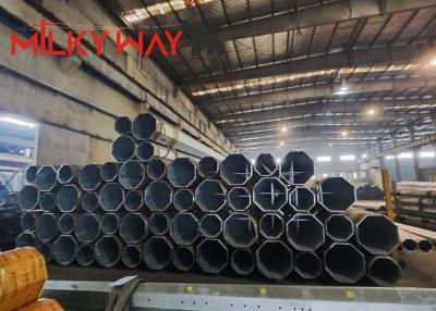 China Three-Section Galvanized Monopole Tower for Communication Distribution for sale