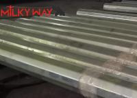 China 14m class3 class4  Galvanised Steel Pole For 33kv Transmission Line for sale